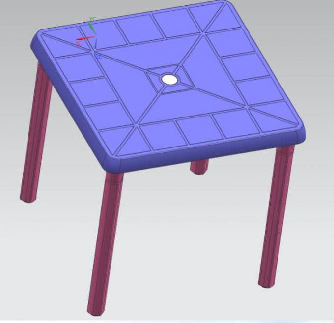 Plastic outdoor table mould-injection molding table mold square/round